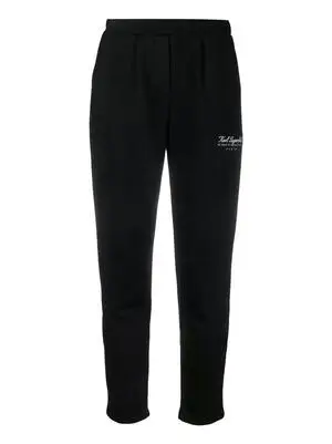 Karl Lagerfeld Logo-print Track Pants - Black