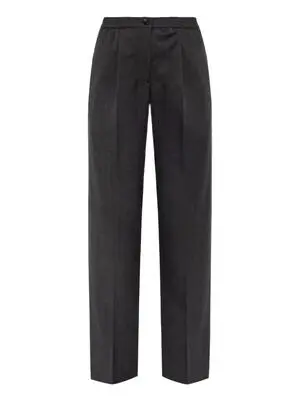 SAMSOE SAMSOE Straight-leg Trousers - Black