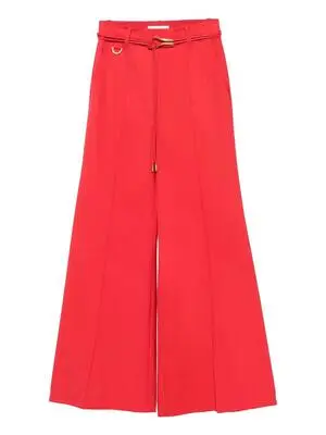Zimmermann Crush Trousers - Red