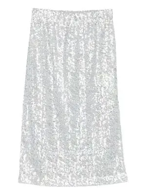 Stine Goya Sequin-embellished Midi Skirt - Grey