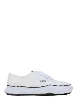 Mihara Yasuhiro Baker Og Sole Canvas Low-top Sneakers - White