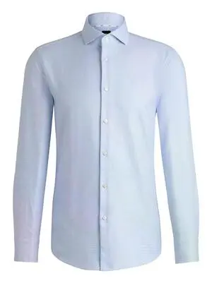 BOSS Check-pattern Cotton Shirt