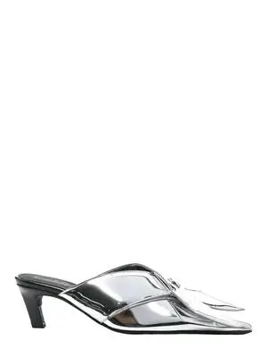 GMBH 65mm Zina Mules - Silver