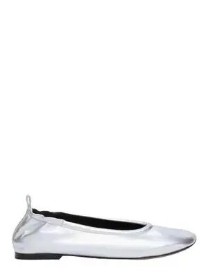 3.1 Phillip Lim Metallic-finish Ballerina Shoes - Silver