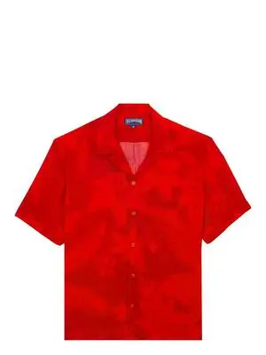 Vilebrequin Flower Power Shirt Red