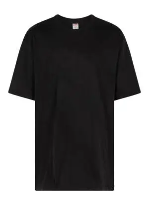 Supreme Supreme Painterly Print Cotton T-Shirt Black
