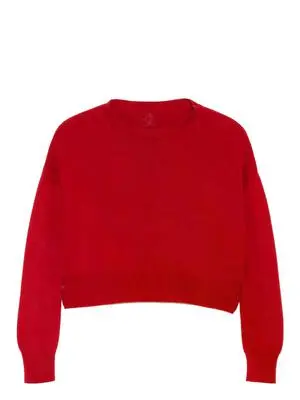 TEDDY CASHMERE Genova Crew Neck Sweater - Red