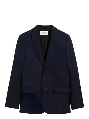AMI Paris Wool Blazer - Blue