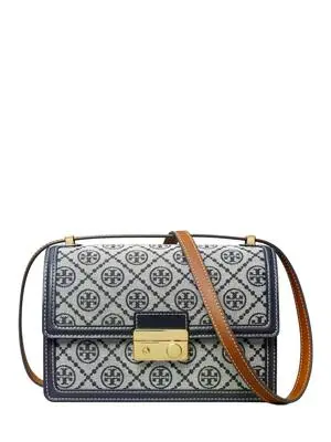 Tory Burch T Monogram Shoulder Bag - Blue