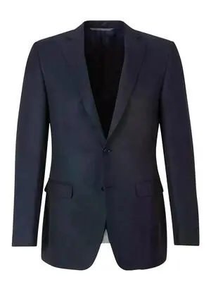 Canali Single-breasted Blazer - Blue
