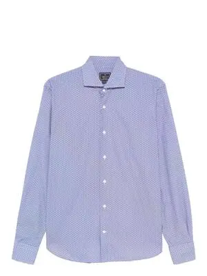 ORIAN Graphic-print Shirt - Blue