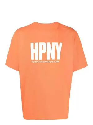 Heron Preston Hpny Print Crew Neck T-shirt - Orange