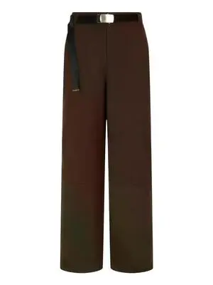STUDIO TOMBOY Wool Belted Trousers - Brown