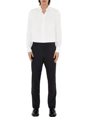 Burberry Wool Trousers - Blue