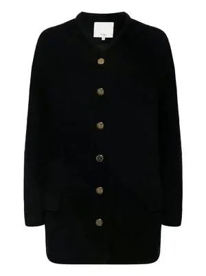 Tibi Tweed Cardigan - Blue