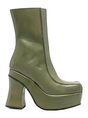 Eckhaus Latta 120mm Climax Boots - Green
