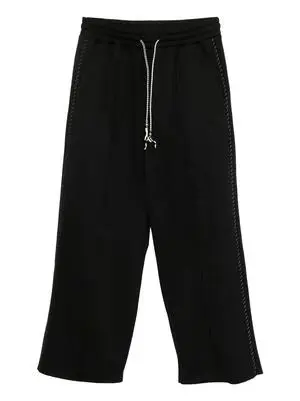 FIVE CM Drawstring Track Pants - Black
