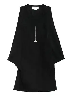 Alexander McQueen Draped Armhole T-shirt - Black