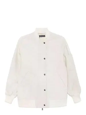 DRHOPE Brushed-effect Bomber Jacket - Neutrals