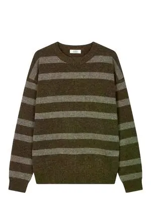 STUDIO TOMBOY Striped Sweater - Brown