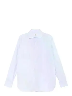 LUIGI BORRELLI Check-pattern Shirt - Blue