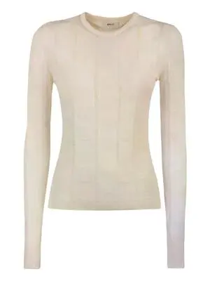 Bally Patterned Intarsia-knit Jumper - Neutrals