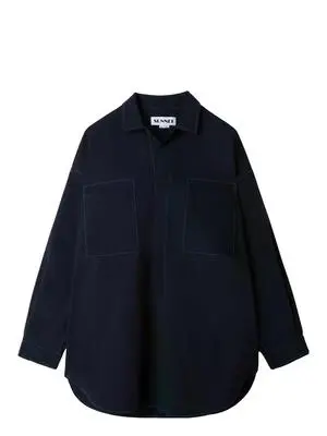 Sunnei Oversized Shirt - Blue