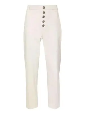 DONDUP Nima Logo-Plaque Trousers