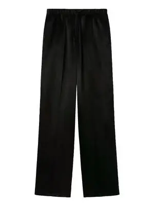 JIL SANDER Satin-finish Trousers - Black