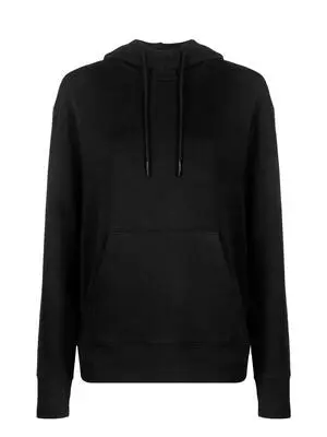 Vince Drawstring Pullover Hoodie - Black