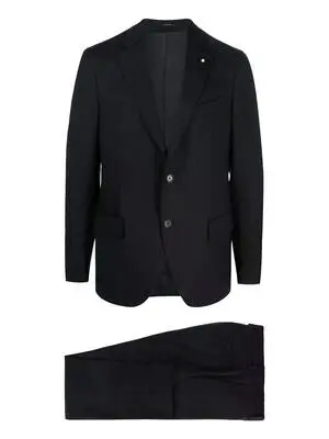 LARDINI Single-breasted Slim-cut Suit - Blue