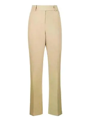 Michael Kors High-waisted Straight-leg Trousers - Neutrals