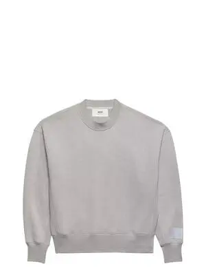AMI Paris Logo-patch Sweatshirt - Grey