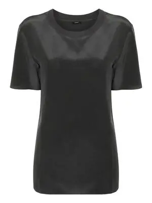 JOSEPH Soie Rubin T-Shirt Grey