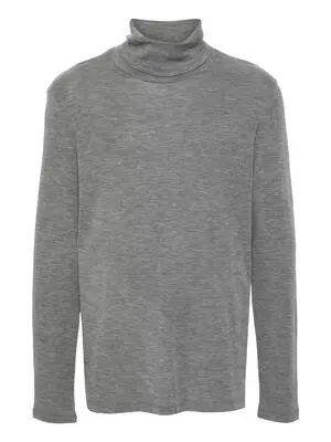 RÓHE Wool Roll Neck Sweater Grey
