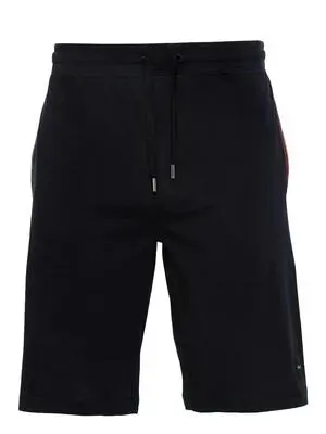 Paul Smith Logo-patch Jersey Shorts - Blue