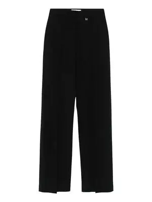 Giuseppe Di Morabito Wide-leg Virgin Wool Trousers - Black