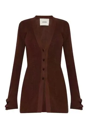 AERON Baxter Maxi Cardigan - Brown