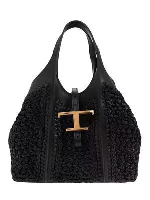 TOD'S T Timeless Tote Bag - Black