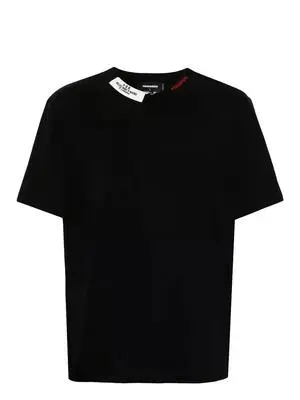Dsquared2 Logo-embroidered T-shirt - Black