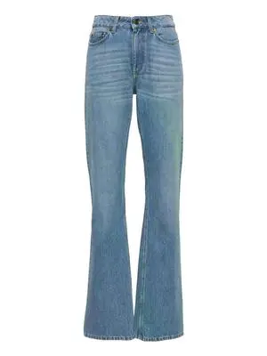 STOCKHOLM SURFBOARD CLUB High-rise Flared Jeans - Blue