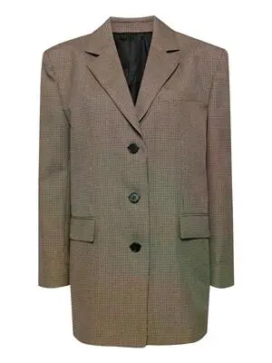 JUUN.J Loose Fit Single Jacket - Brown
