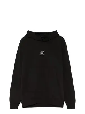 C.P. COMPANY Graphic-print Hoodie - Black