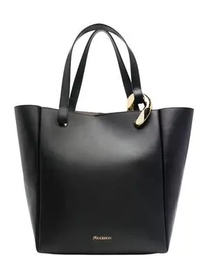 JW Anderson The Jwa Corner Tote Bag - Black