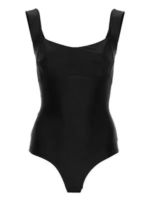 ATU BODY COUTURE Square-neck Bodysuit - Black
