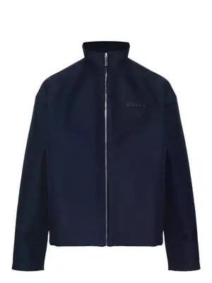 GUCCI Embroidered-Logo Jacket