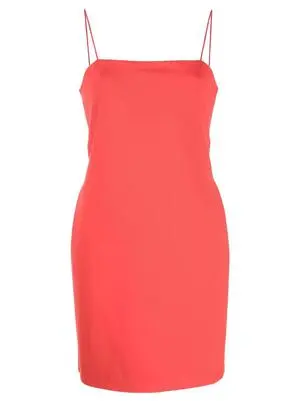Alice + Olivia Nelle Spaghetti Strap Dress - Red