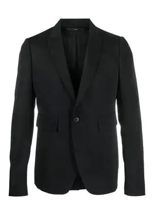 SAPIO Single-breasted Blazer - Black