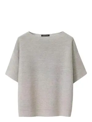 Fabiana Filippi Fine-knit Top - Grey