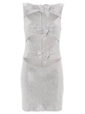 Giuseppe Di Morabito Rhinestone-embellished Mini Dress - Silver
